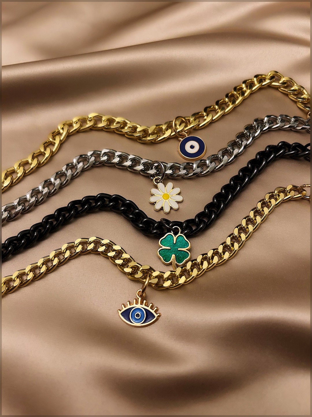 Cat Collar Chain, Pet Chain, Gold Cat Collar, Jewelry for Cat, Dog ...