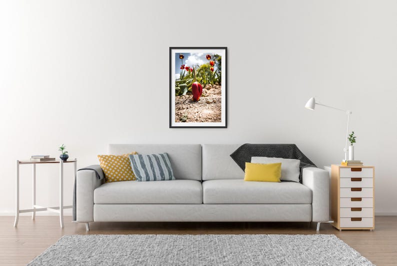 Flower - Tulip, Red Orange - Digital Photo Download JPG - Etsy