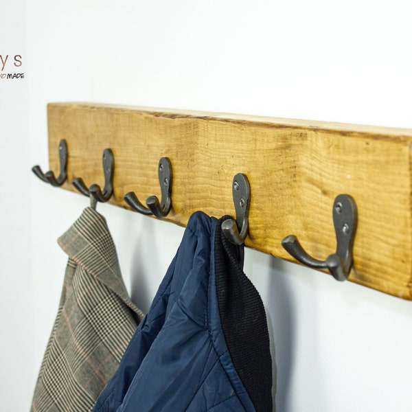 Rustic Coat Rack - Etsy