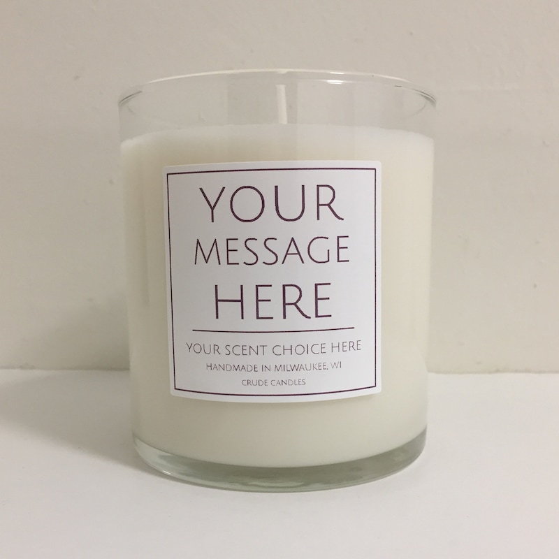 Custom Candle - Etsy