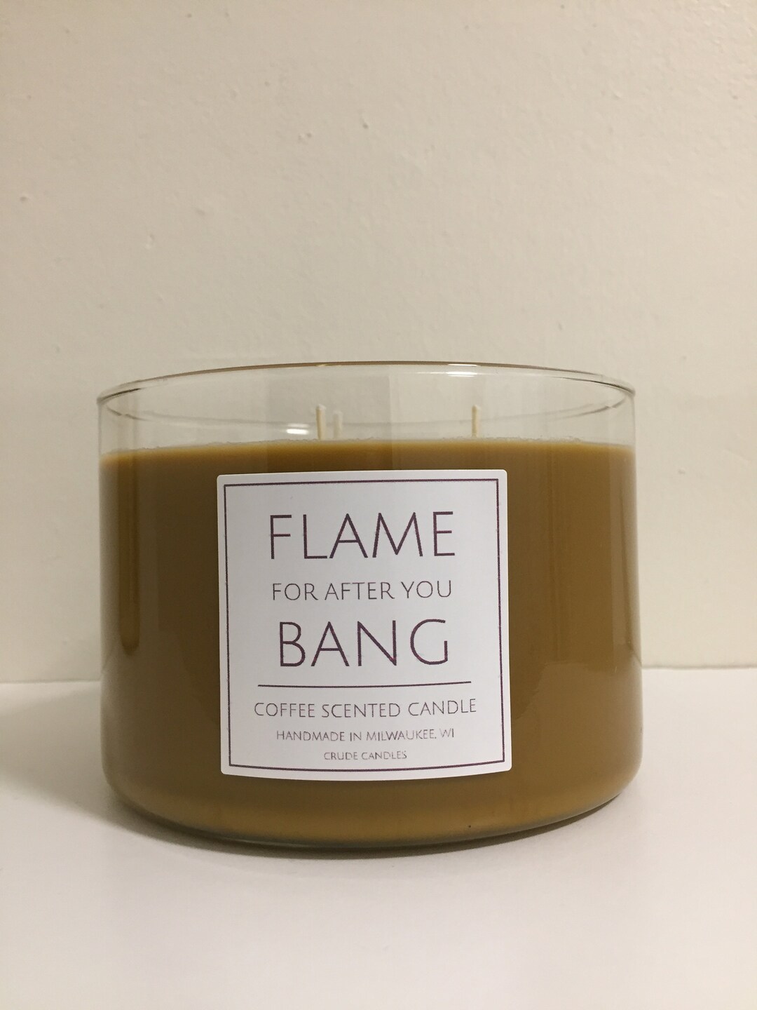 3 Wick Flame for After You Bang Candle. Custom Scent Candle. Funny ...