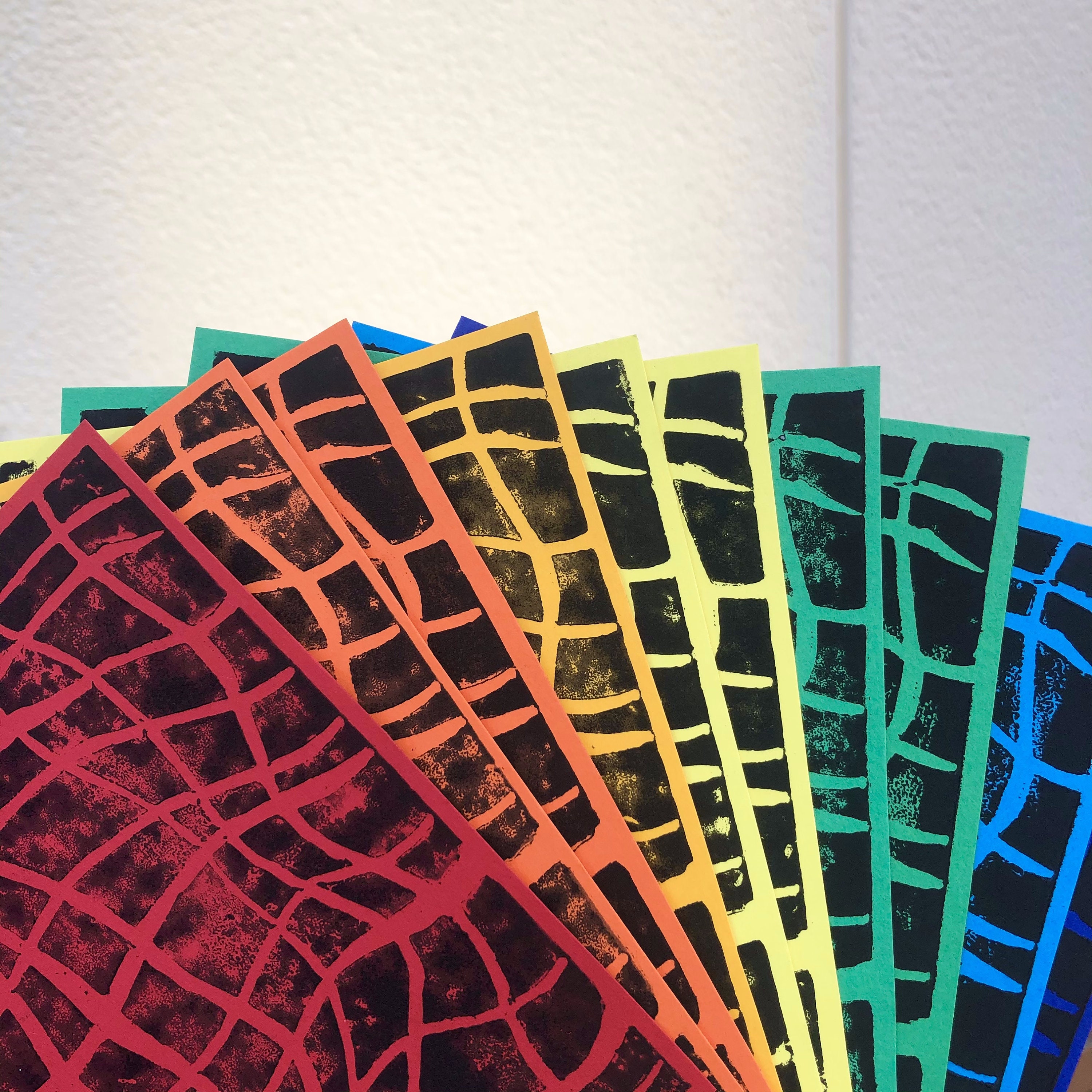 Underwater Linocut Print only One of Each Colour - Etsy