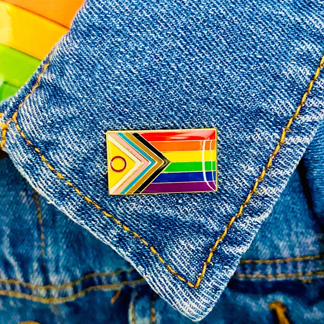 Intersex Pin Intersex Flag Intersex Pride Intersex Pride Flag Pin Lgbtqia Pin Subtle Pride