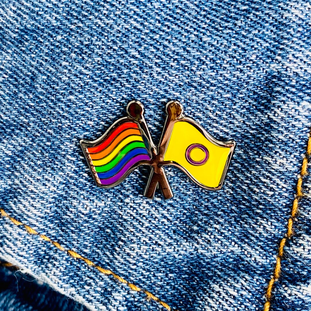 Intersex Pin, Intersex Flag, Intersex Pride, Intersex Pride Flag Pin ...