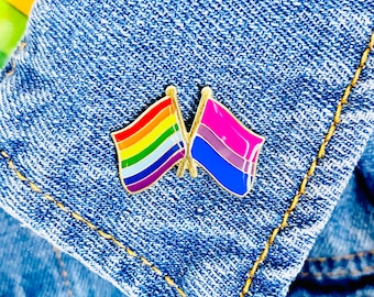Bi Pride Pin - Etsy