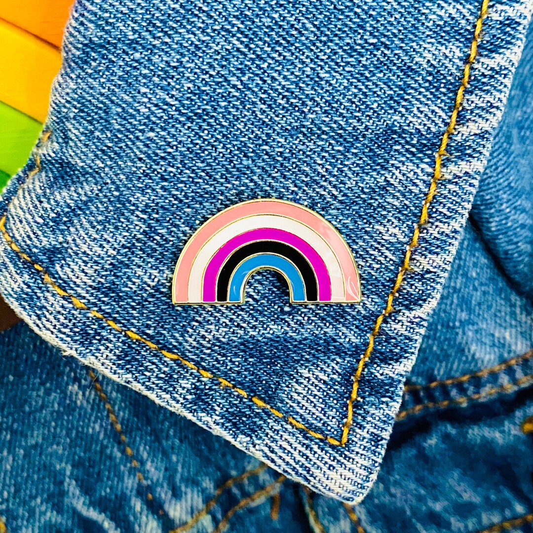 Gender Fluid Pin Gender Fluid Pride Gender Fluid Flag Etsy