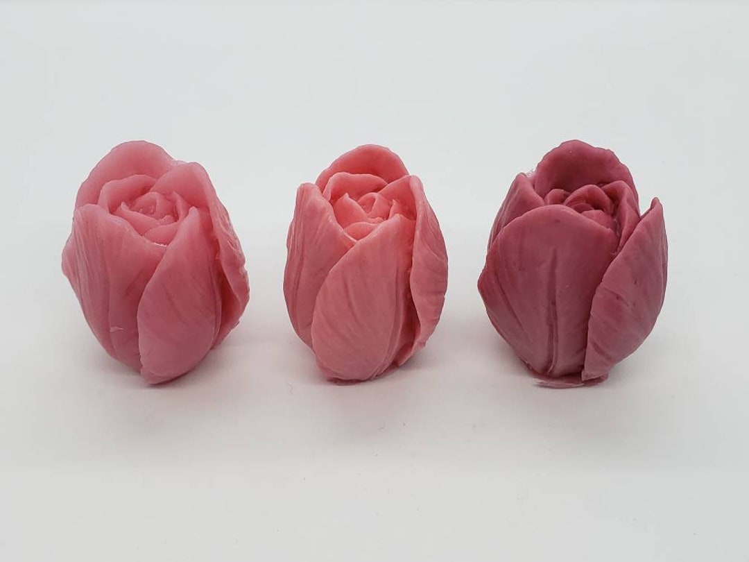 Castile Tulip Soap Set of 3: Lily Bamboo Scent, Vegan - Etsy