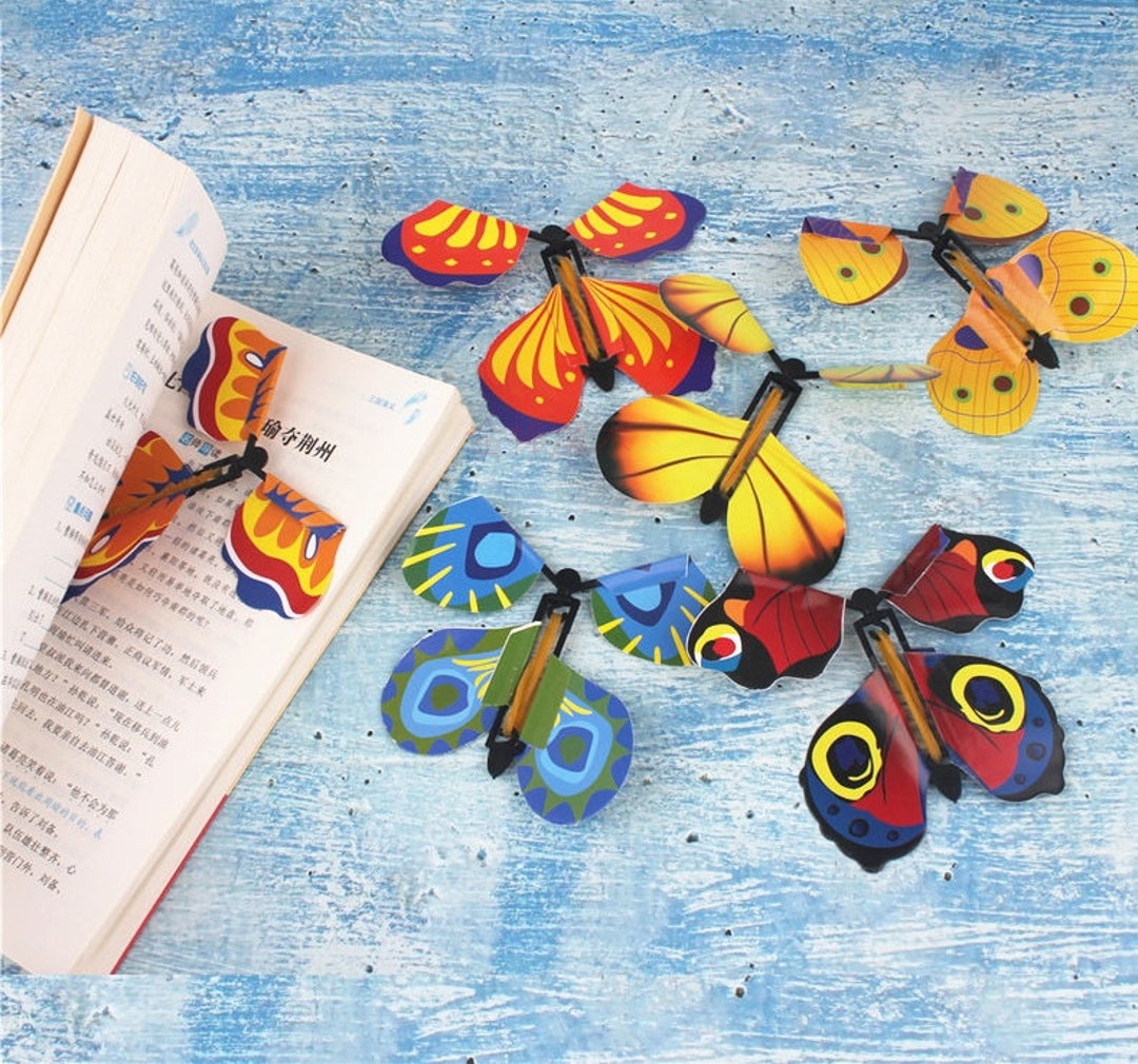 Handmade Flying Butterfly Paper Craft Surprise All Occasion Mood Helper ...