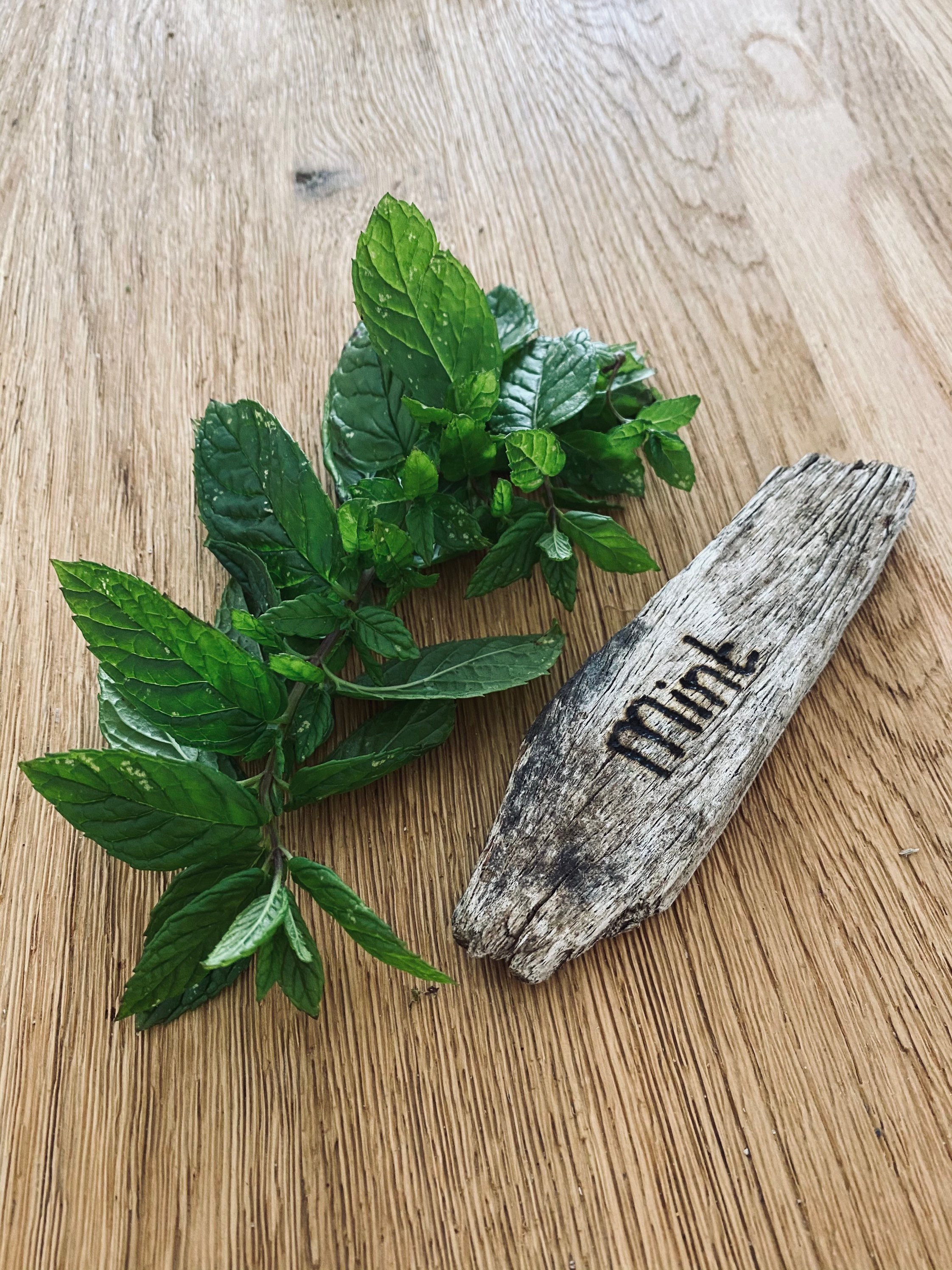 Custom Driftwood Herb Garden Markers: Pyrography Plant Labels - Etsy UK
