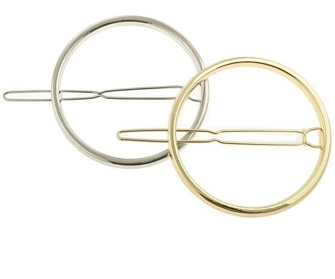 Minimalist Gold and Silver Hair Accessories, Geometric Hair Clip, Gold ...