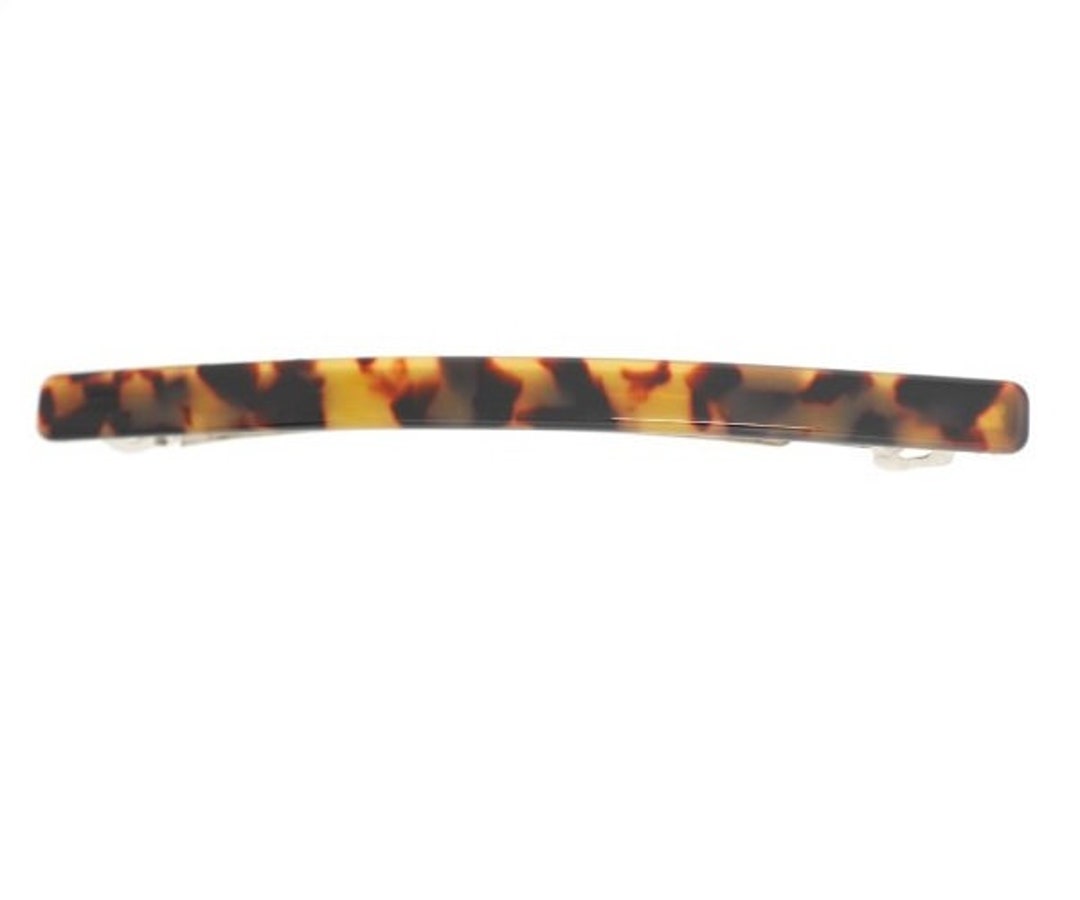 Tortoise Shell French Clip Hair Barrette, Gorgeous Acrylic French ...