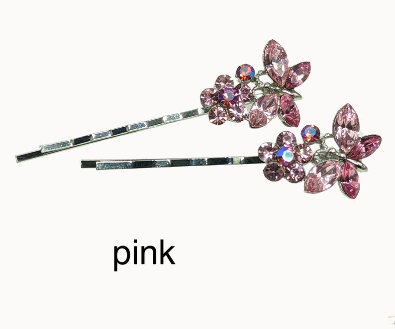 Crystal Bobby Pin, Rhinestone Hair Clip, Crystal Hair Clip,silver ...