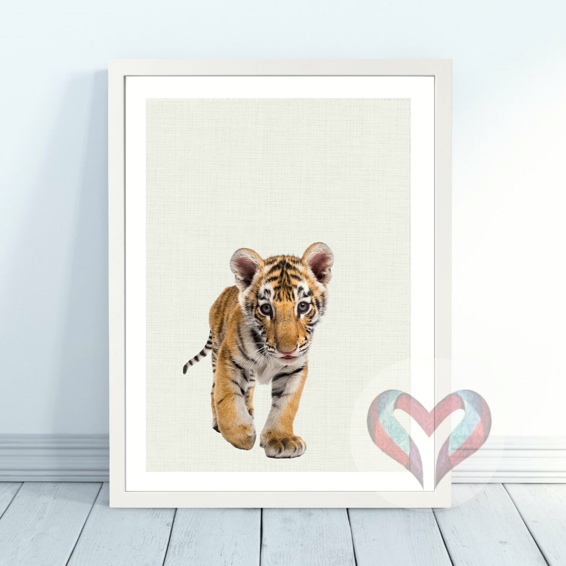 Baby Tiger Art Print. Printable Poster Instant Digital | Etsy
