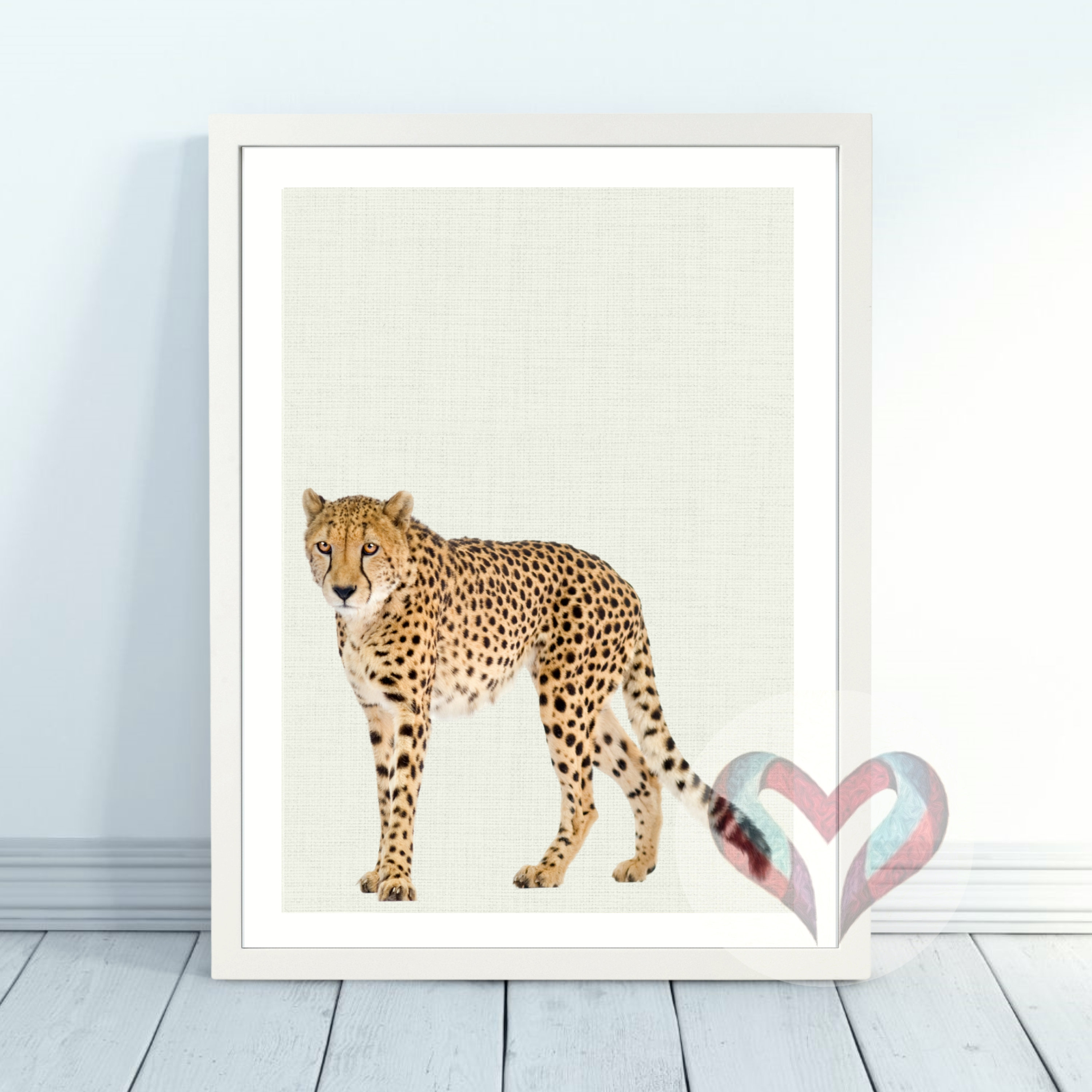 Impresión de arte de guepardo. Cartel imprimible Descarga | Etsy