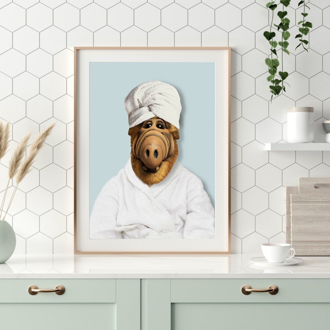 Custom ALF Portrait With Your Pet's Face Personalized 80s and 90s ...