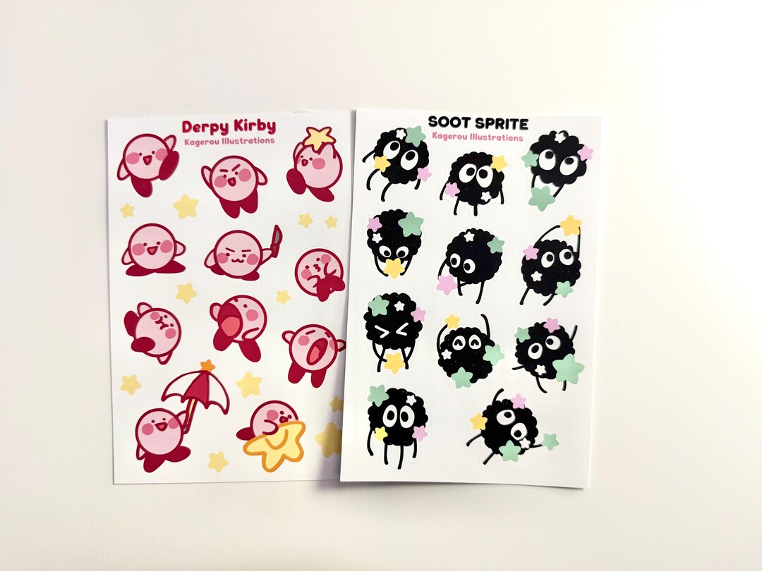 Iconic Mascots Sticker Sheet | Waterproof Matte Vinyl - Etsy