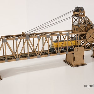 HO Scale Motorized, Working Drawbridge Kit - Etsy