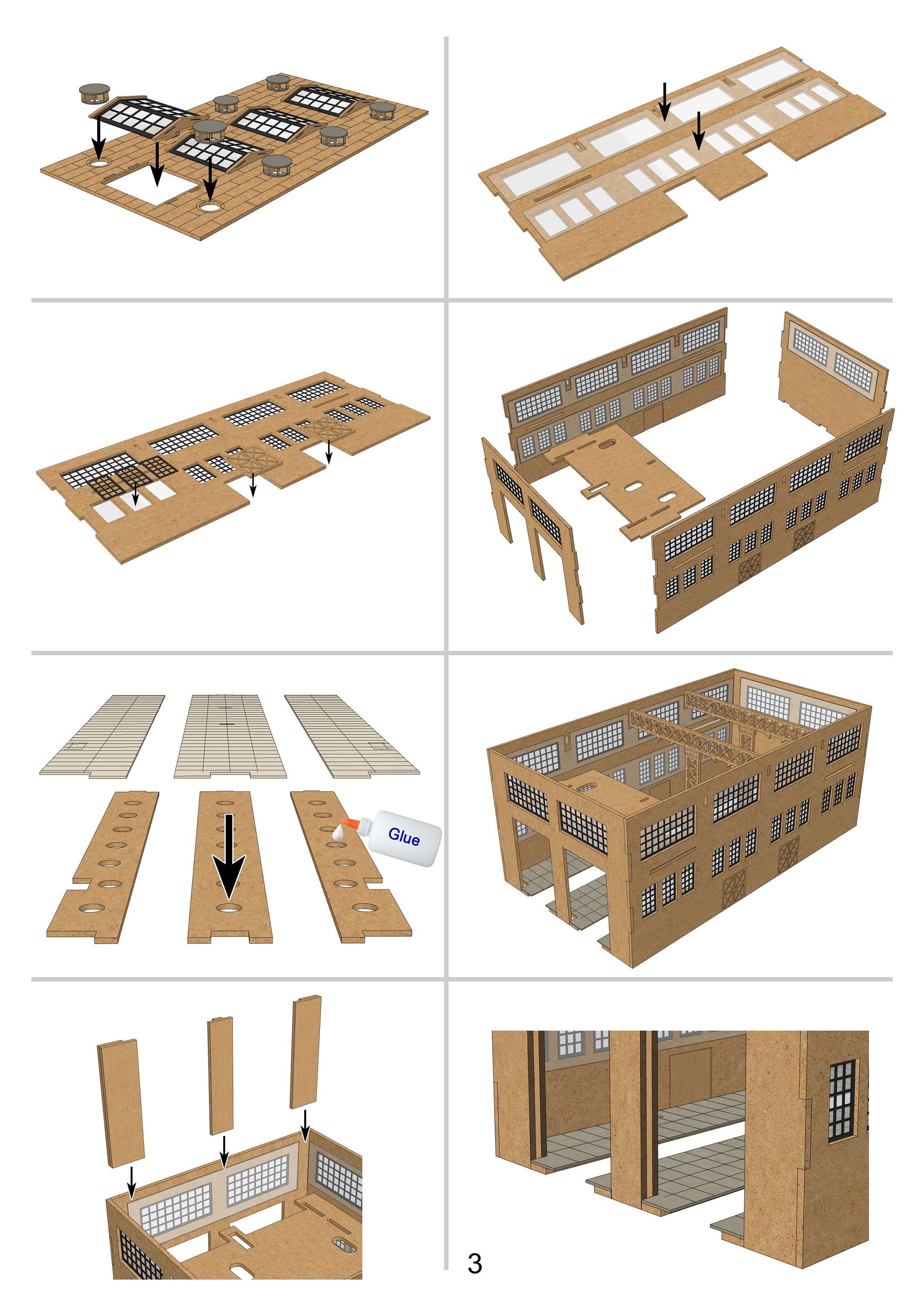 HO/OO Locomotive Engine Shed Depot House W/motorized Doors video for ...