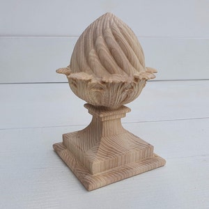 Wooden Finial for Staircase Newel Post - Etsy