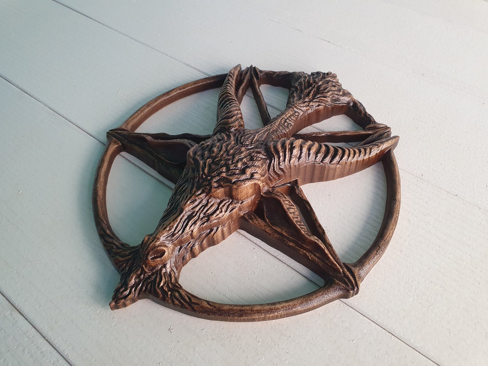 Baphomet Medallion Depicting a Templar Deity. - Etsy