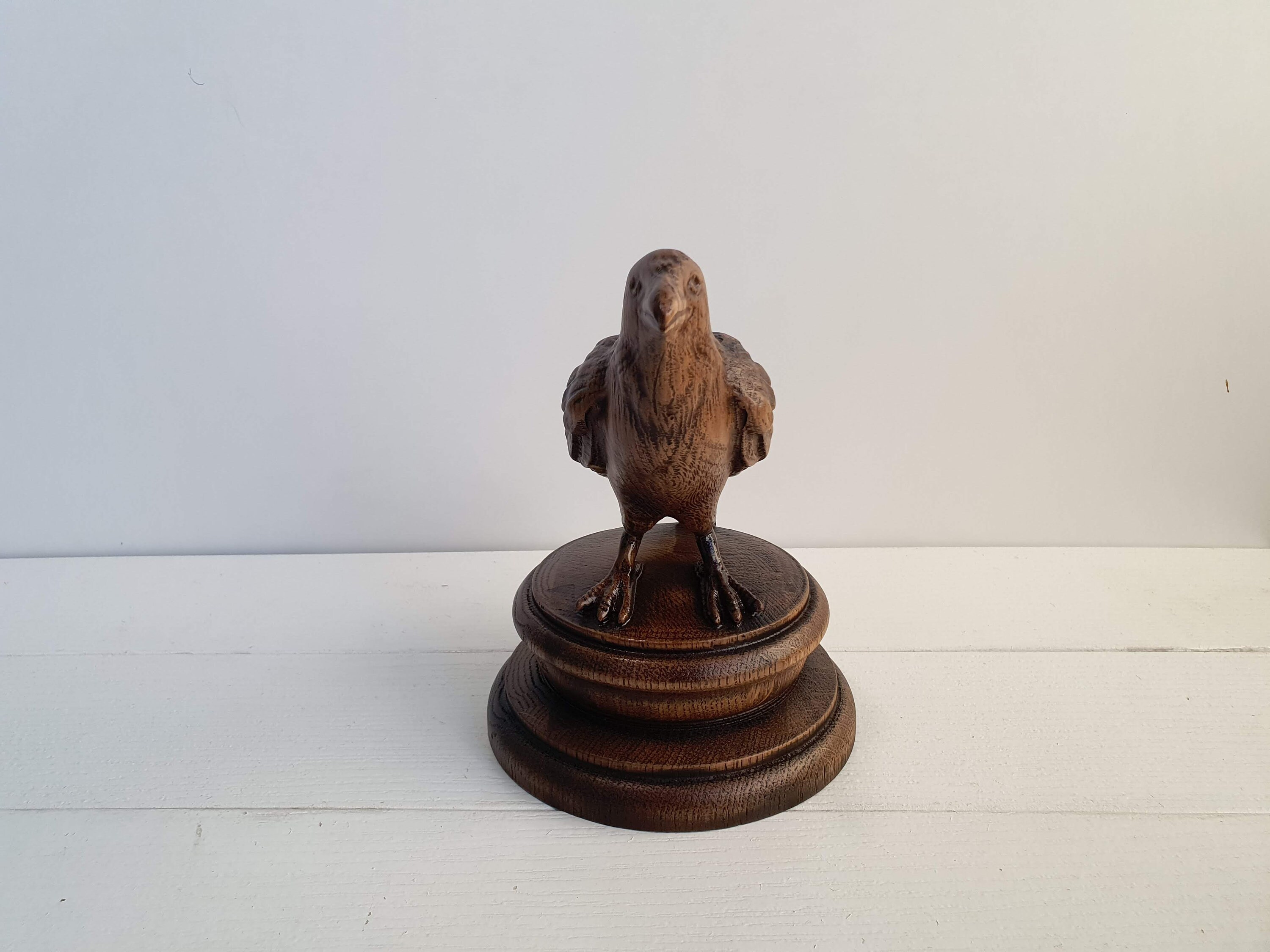 Raven Wooden Finial for Staircase, 1 Ps, Crow Finial Bed Post, Raven ...