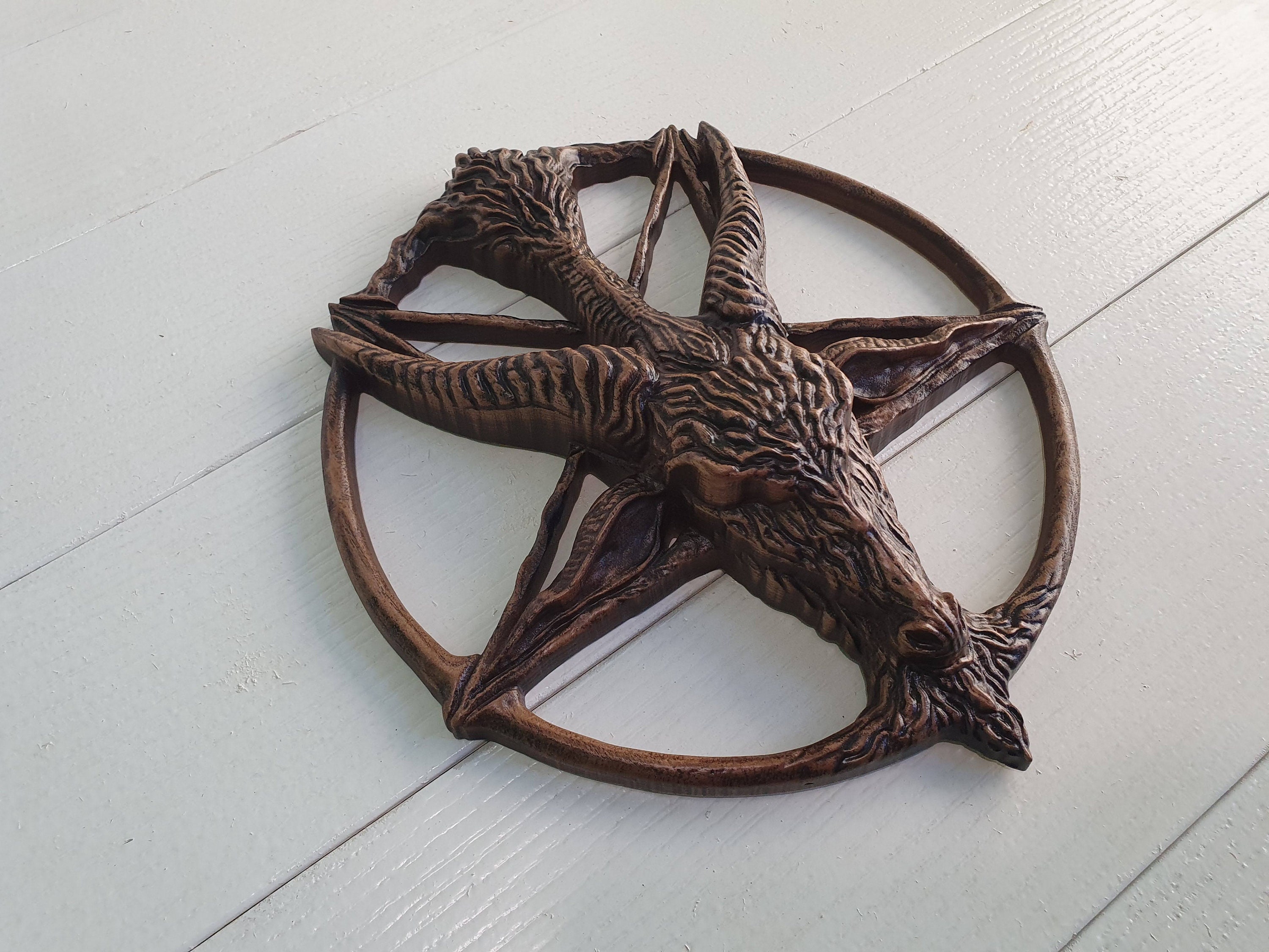 Baphomet Medallion Depicting a Templar Deity. - Etsy