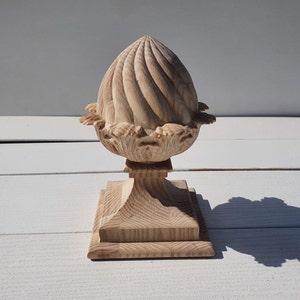 Wooden Finial for Staircase Newel Post - Etsy