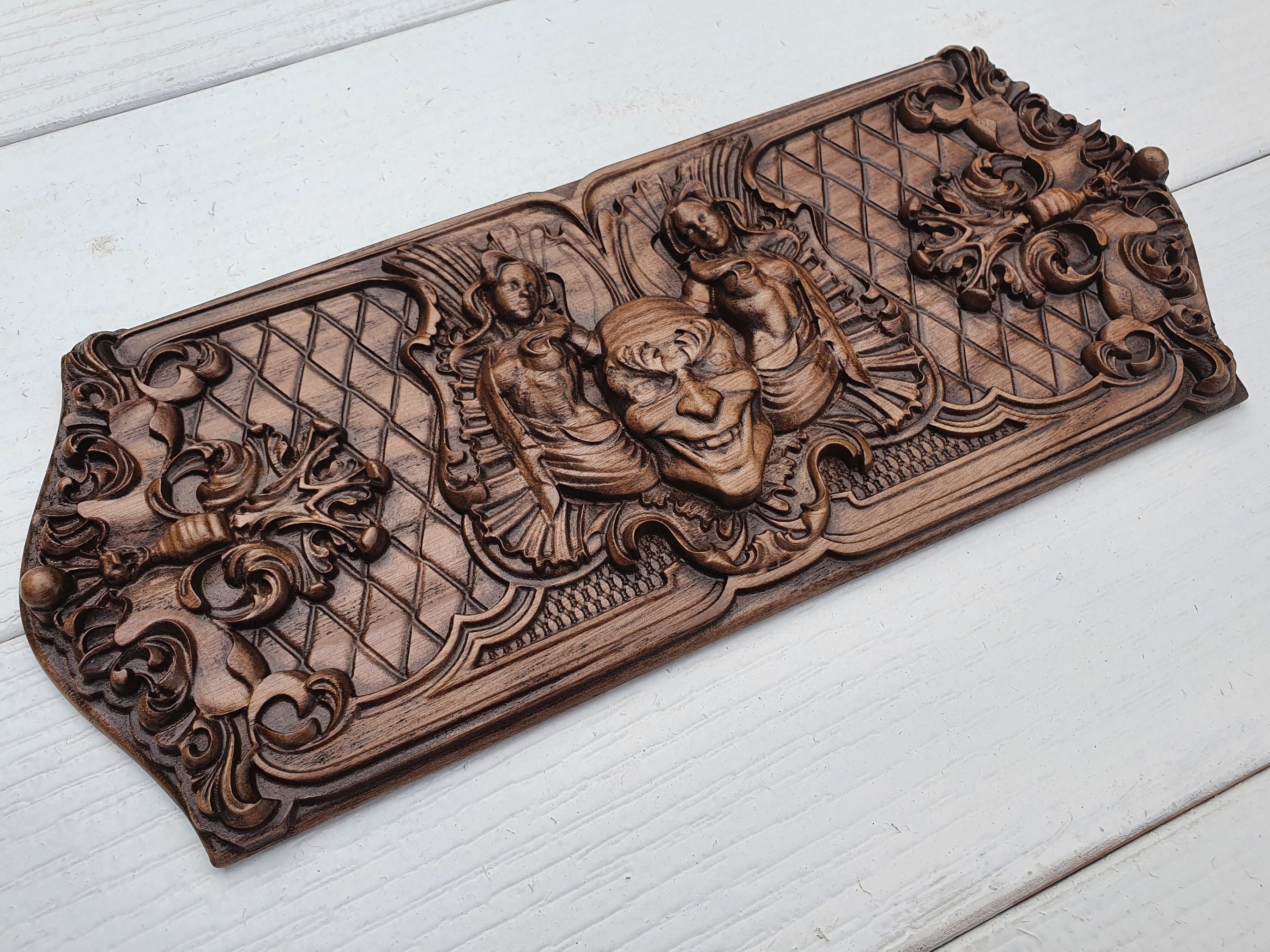 Panel Joker Home and Office Wall Decor Wood Panel - Etsy