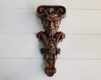 Devil Carved Wood - Etsy