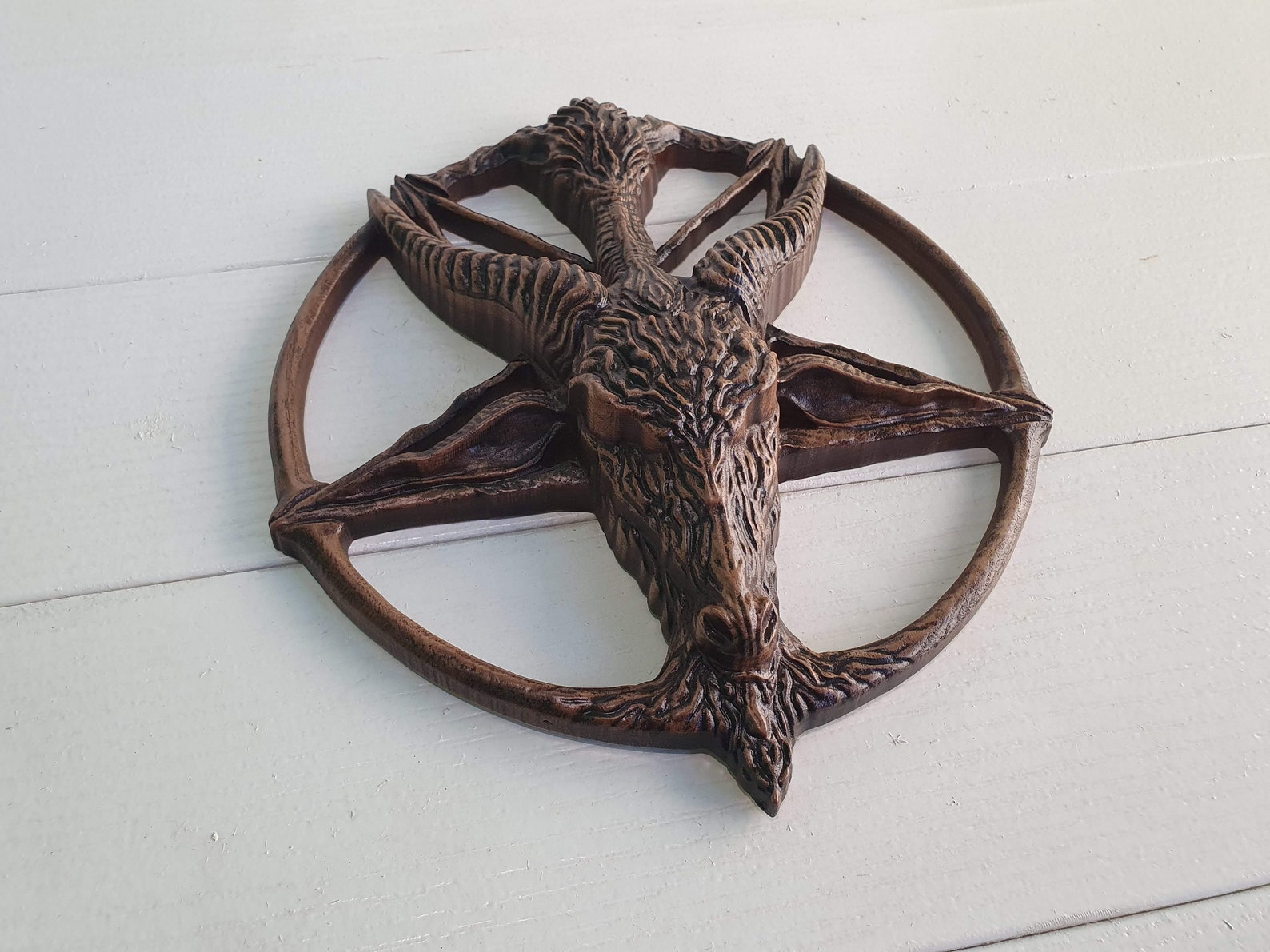 Baphomet Medallion Depicting a Templar Deity. - Etsy