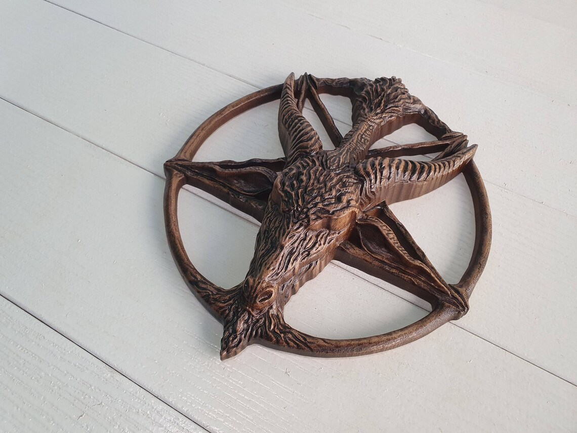 Baphomet Medallion Depicting a Templar Deity. - Etsy