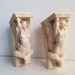 Pair of Carved Corbel Merman and Mermaid of Wood, Painted or Unpainted ...