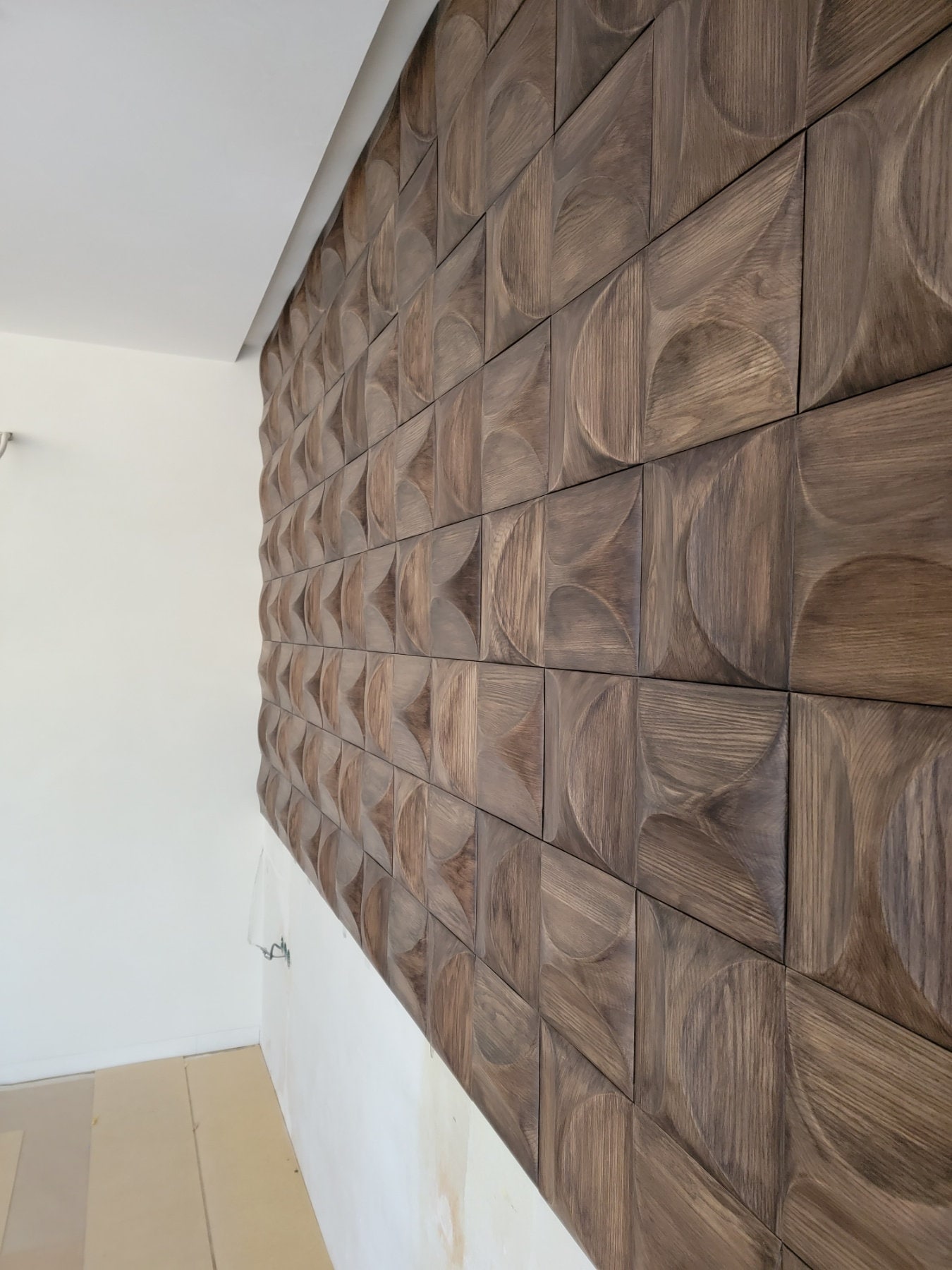 Wooden 3D Wall Panel Unpainted 1 Pc - Etsy