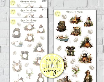 Budget Stickers, Saving Challenge Tracker Stickers, Mini Savings ...