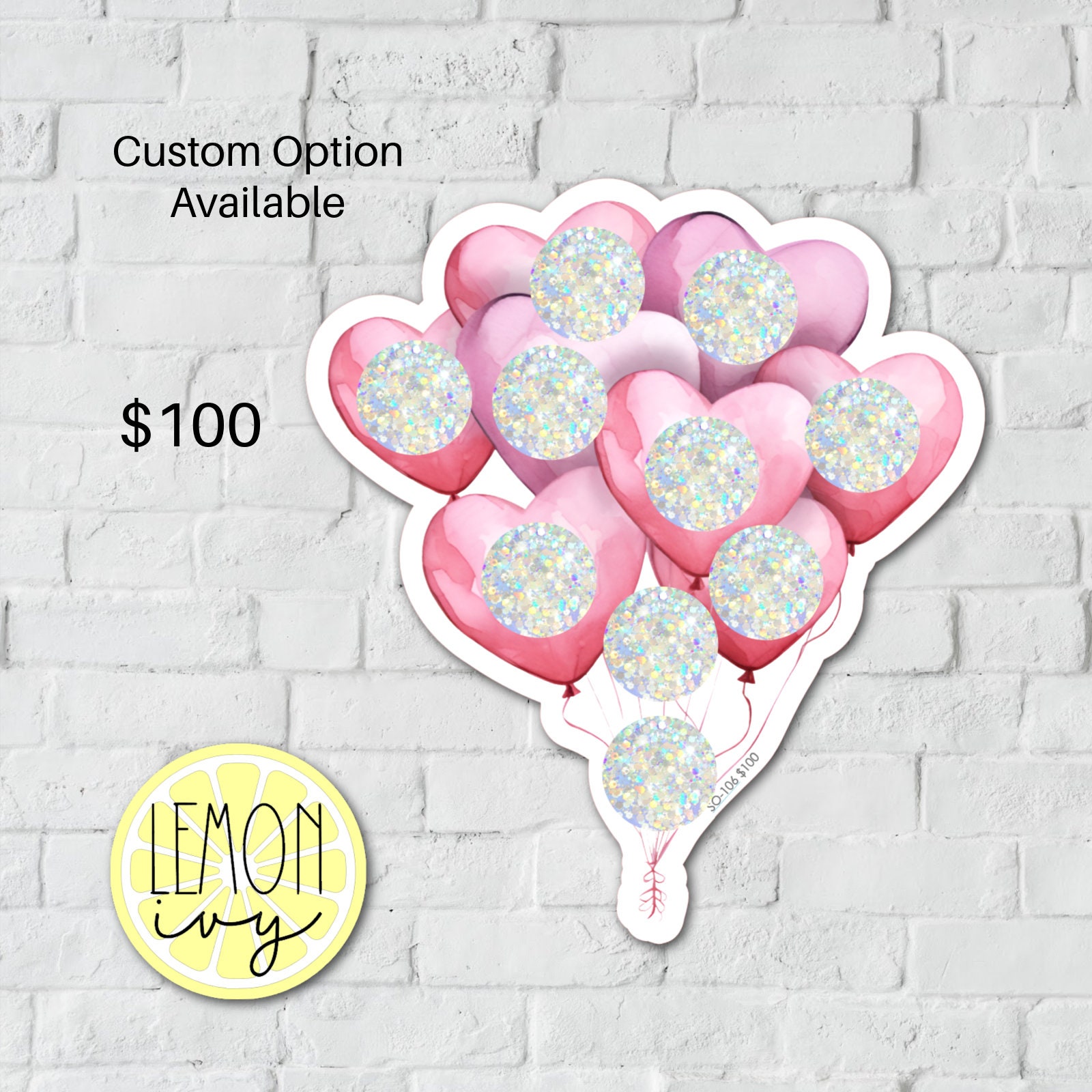 Balloons Scratch off Savings Challenge, Birthday Savings Challenge ...