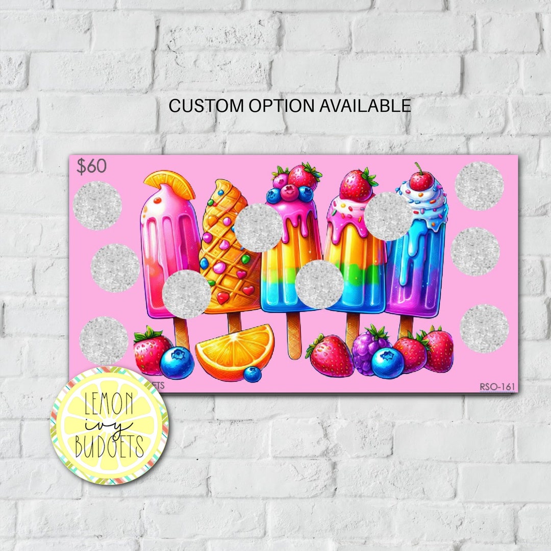 Summer Scratch off Savings Challenge, Savings Challenge, Savings ...