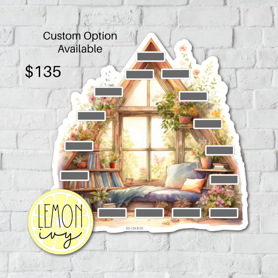 Cozy Reading Corner Scratch off Savings Challenge, Reading Savings ...