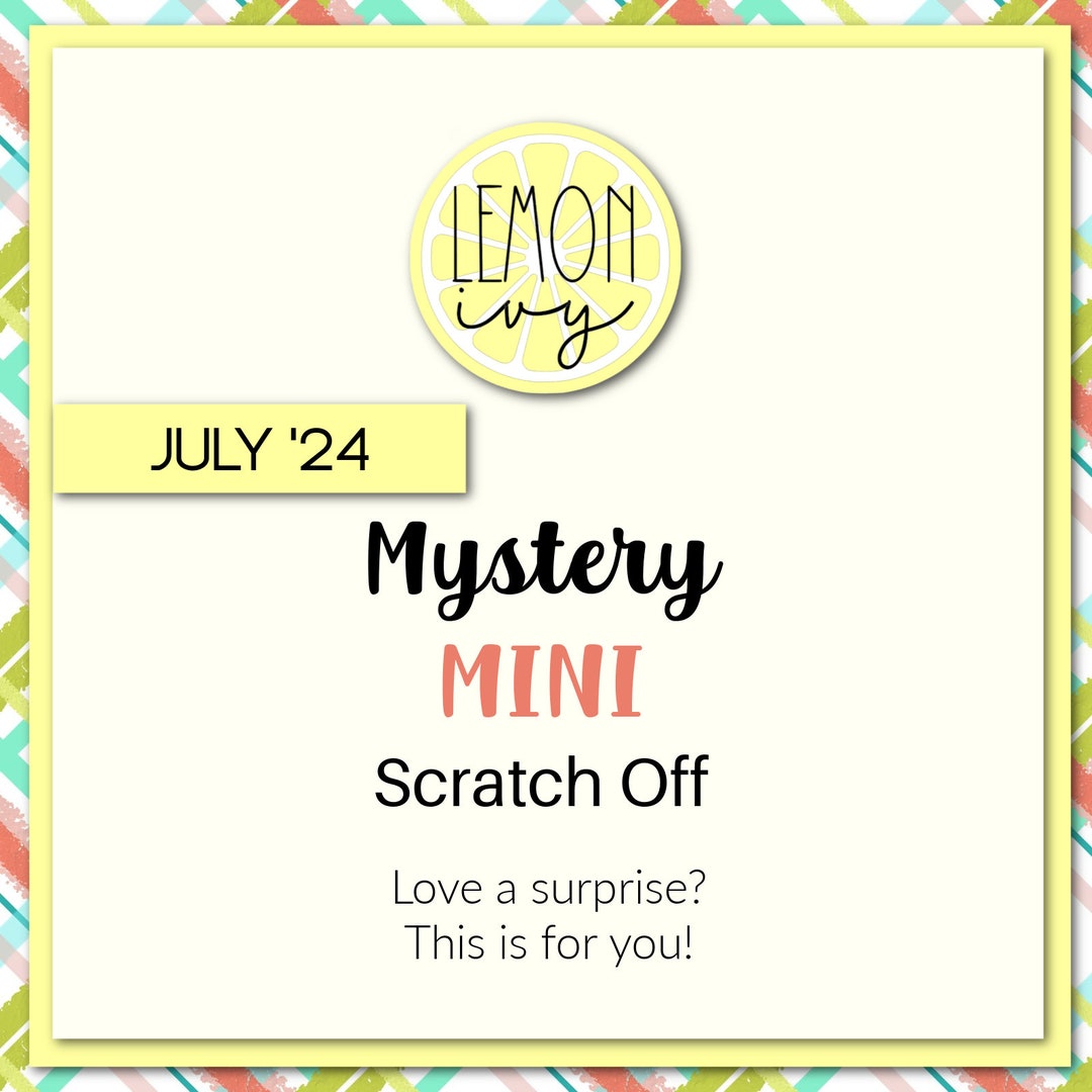 Mystery MINI Scratch off , JULY 2024 - Etsy
