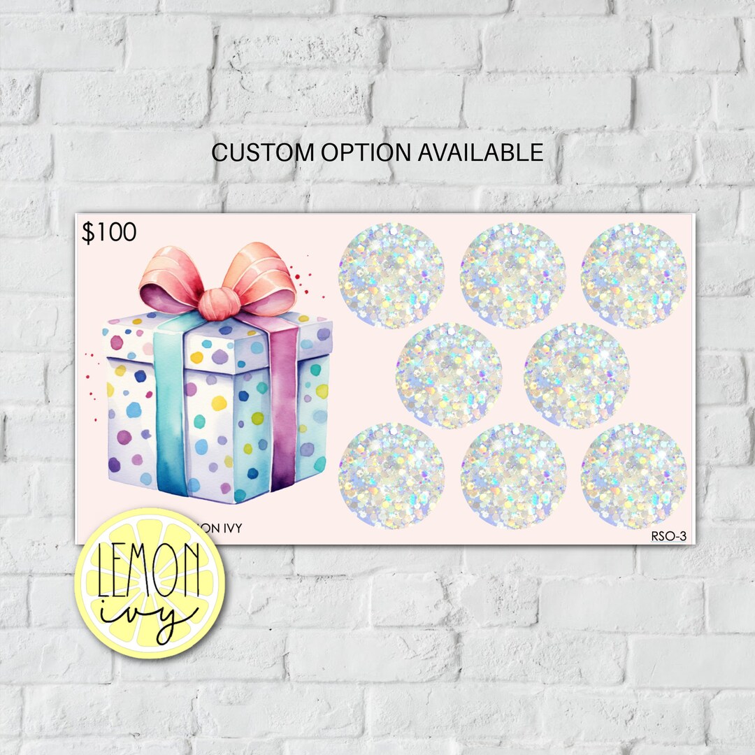 Birthday Scratch off Savings Challenge, Birthday Savings Challenge ...