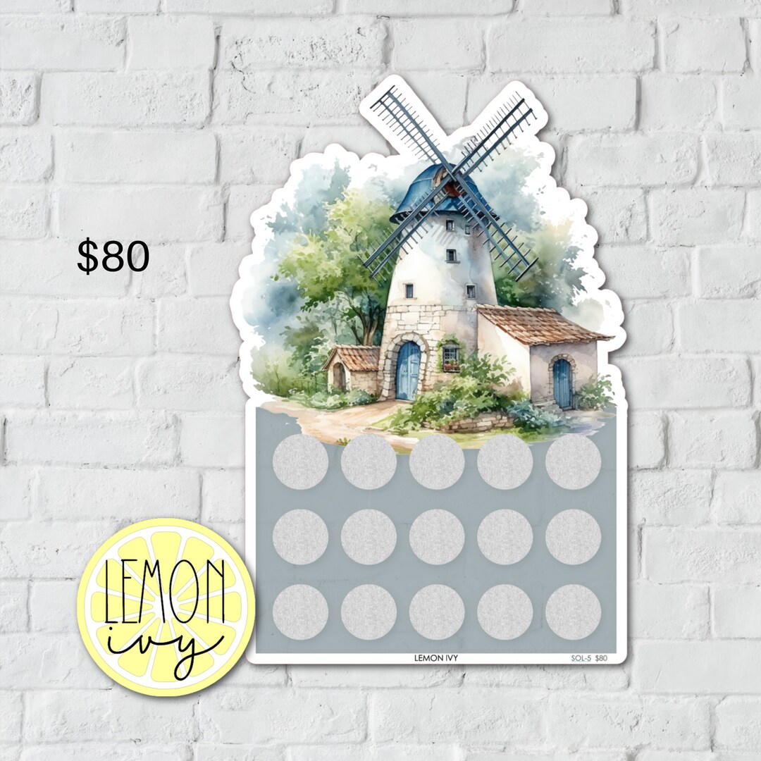 Windmill Scratch off Savings Challenge, Savings Challenge, Savings ...