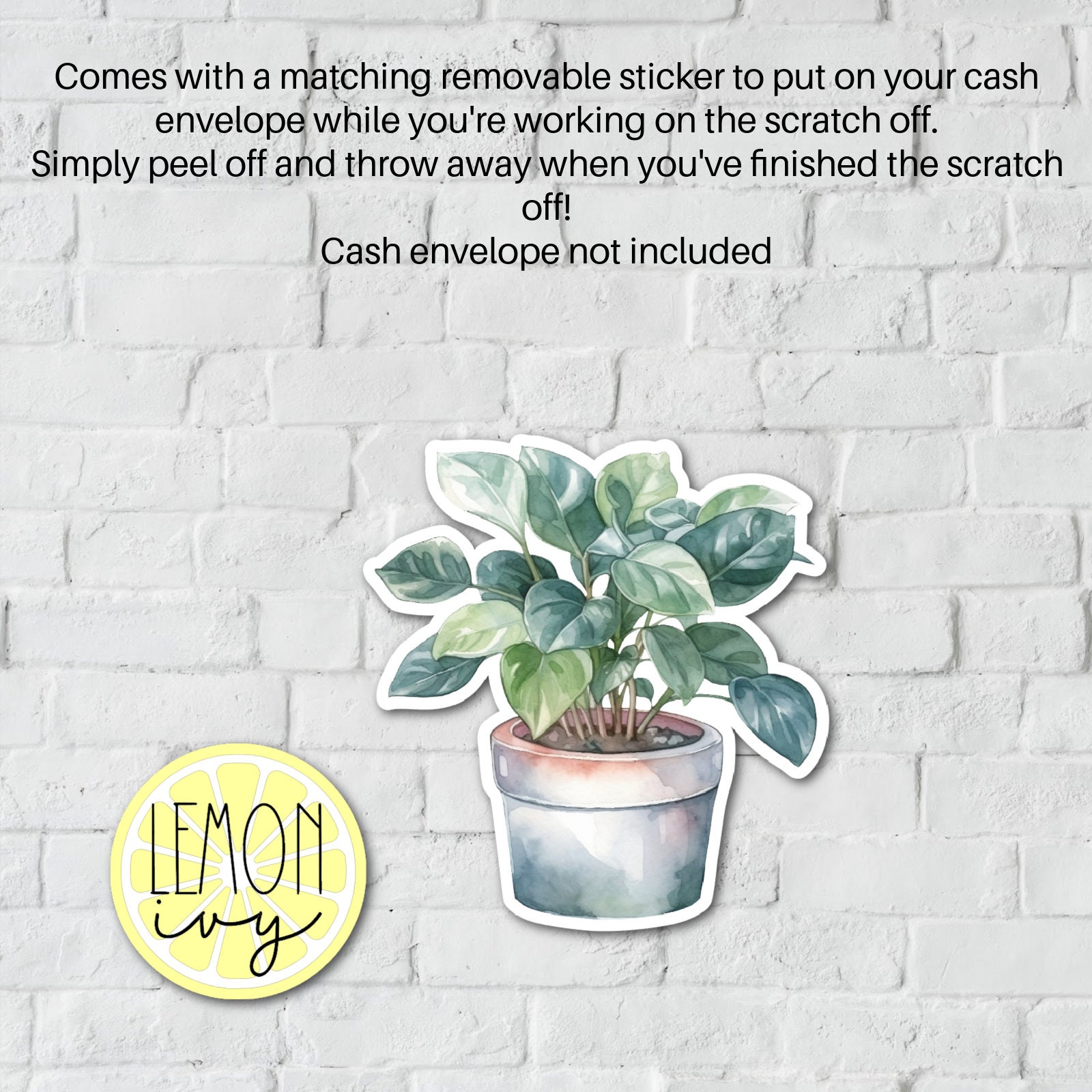 Plant Scratch off Savings Challenge Spring Savings Challenge - Etsy