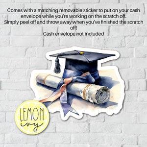 Graduation Scratch off Savings Challenge, Graduation Savings Challenge ...