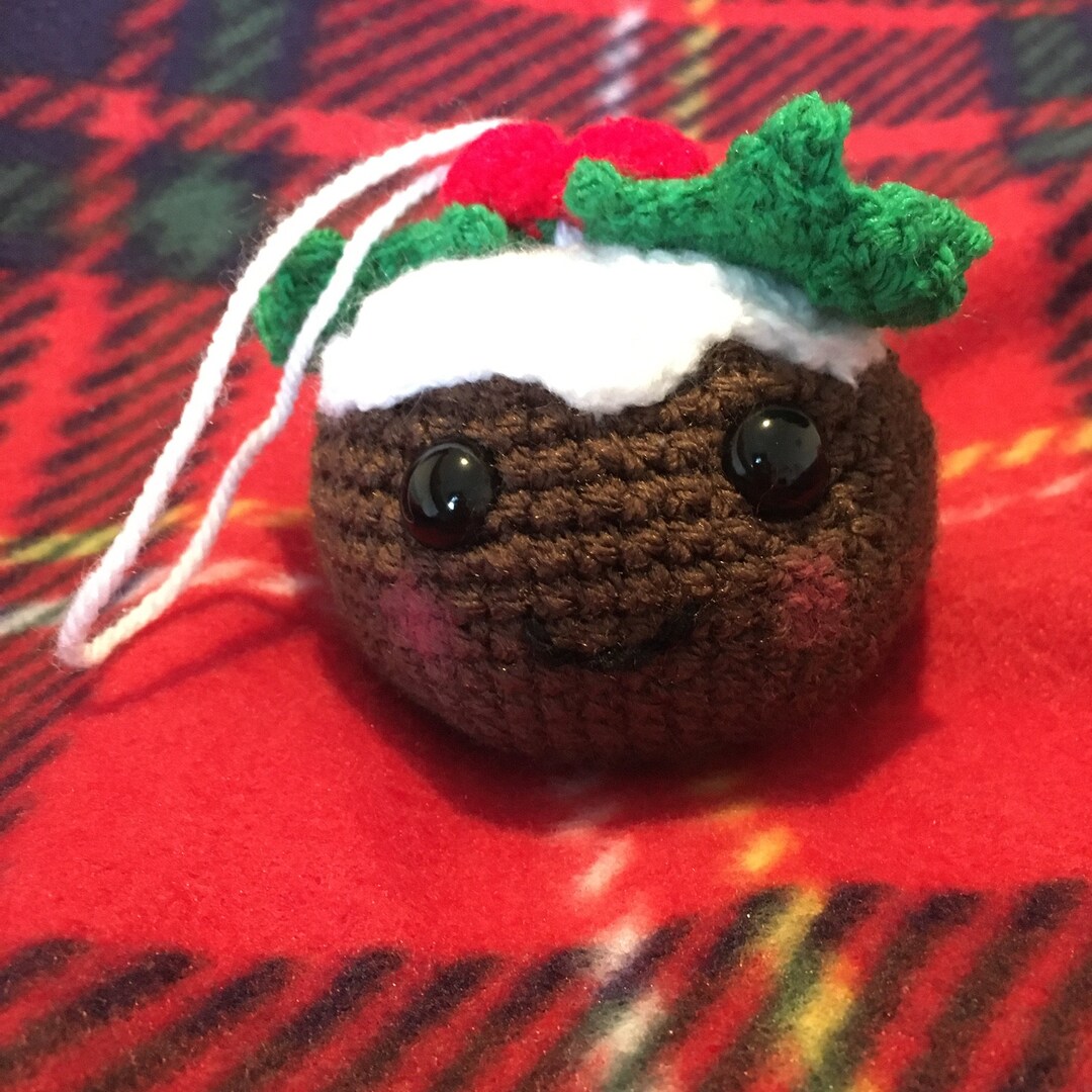 PDF PATTERN ONLY Crochet Christmas Pudding Tree Ornament - Etsy