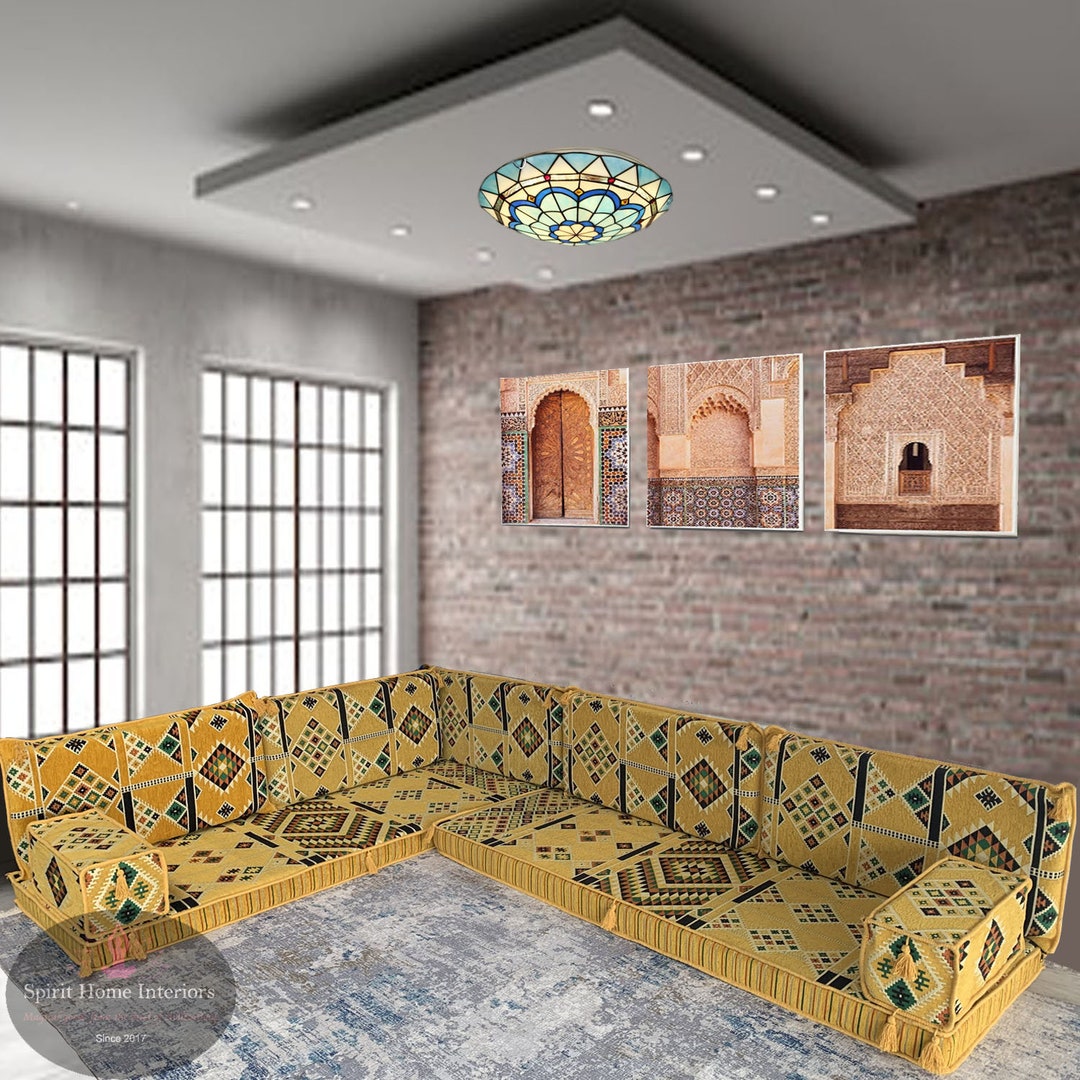 Arabic Majlis Sofa Set Floor Level Sofa Corner Sofa Set - Etsy