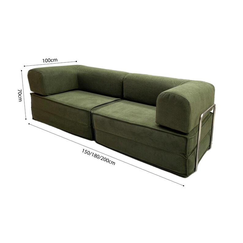 Custom Made-to-order Modular Floor Sofa Set Dual Base With Angled ...