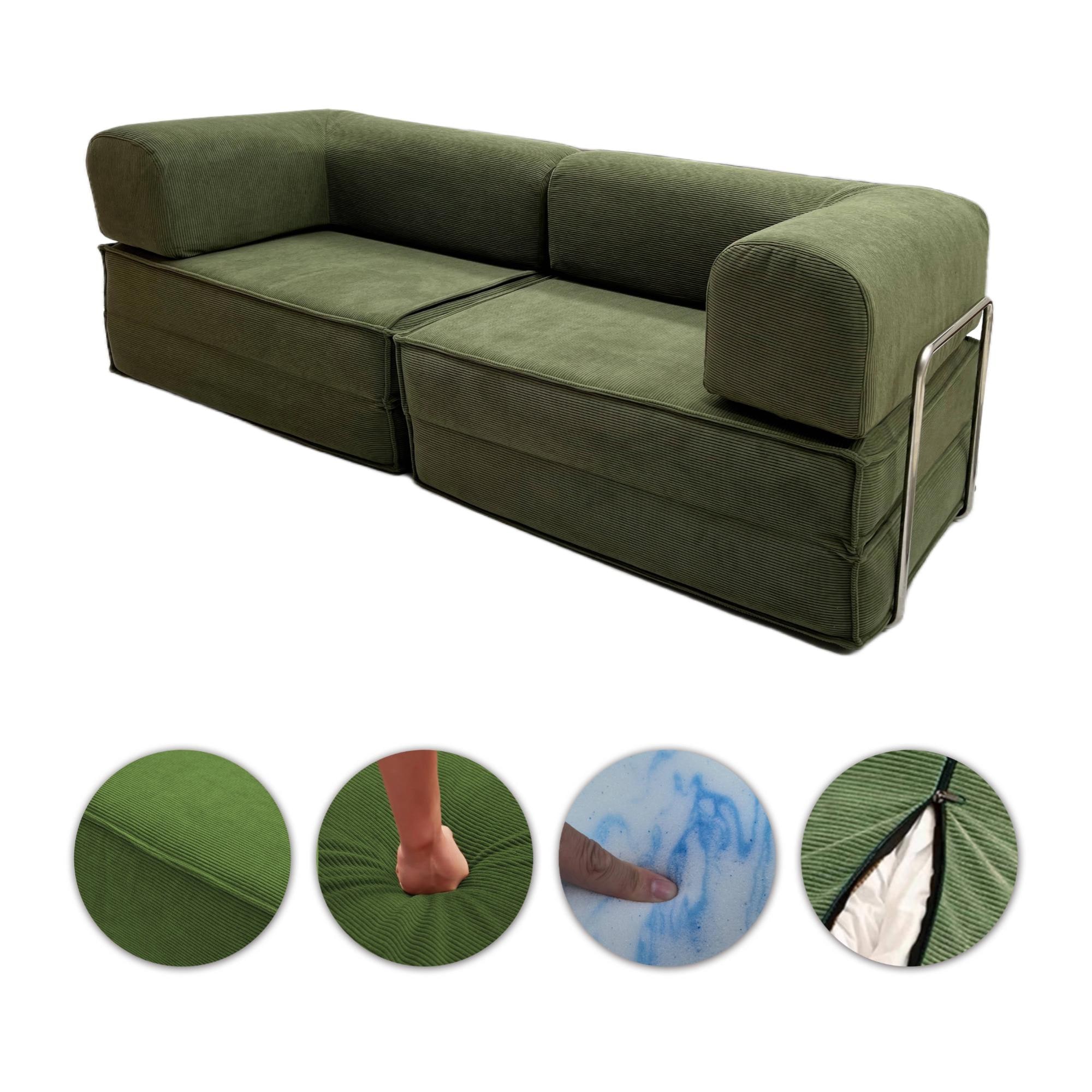 Custom Made-to-order Modular Floor Sofa Set Dual Base With Angled ...