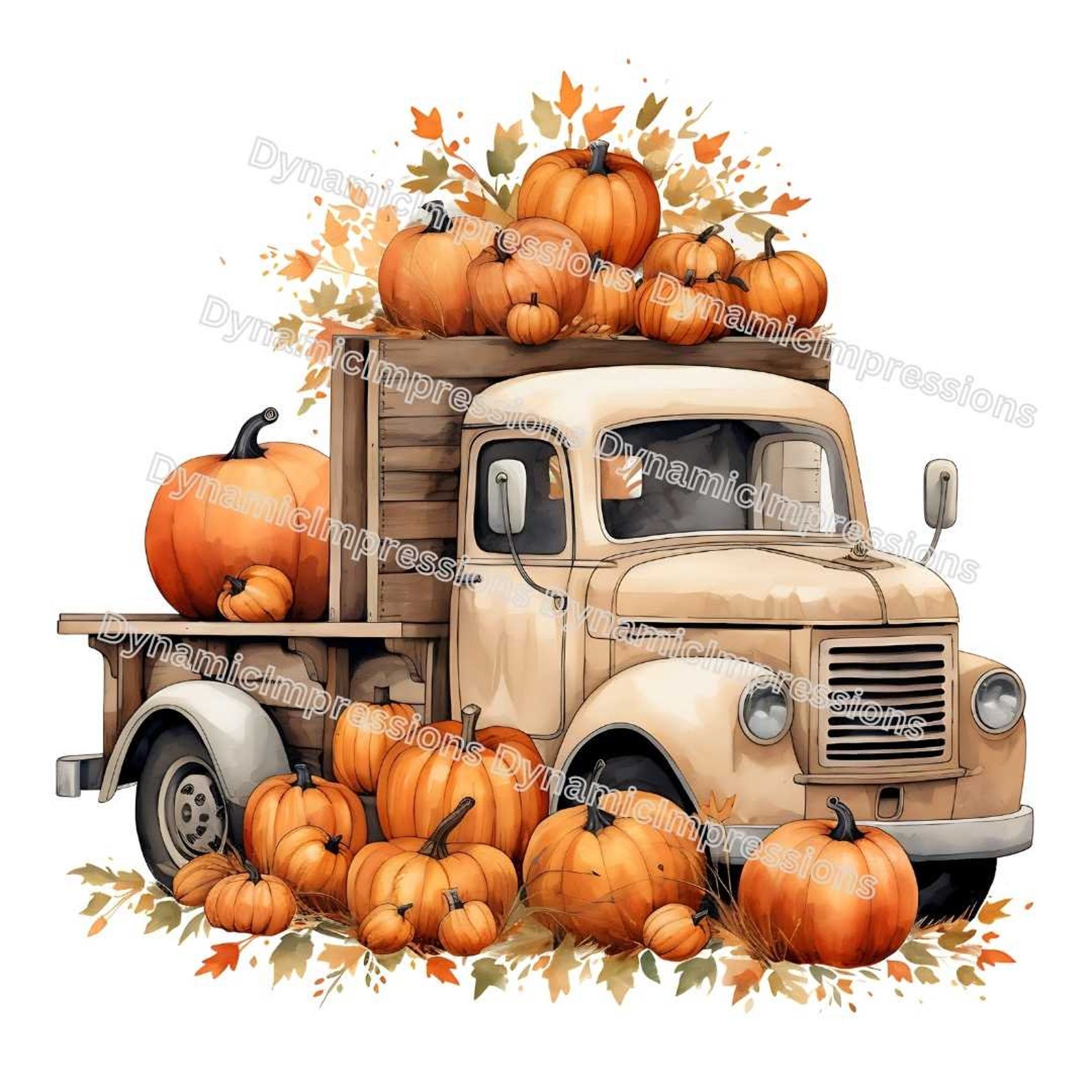 Autumn Leaves Fall Holiday Clipart PNG Thanksgiving Clip Art Pumpkin ...