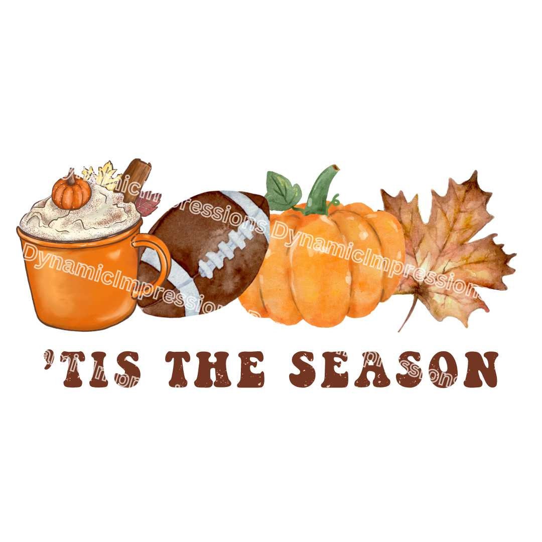 Fall Inspired Clip Art | Tis the Season Autumn Thanksgiving Sublimation ...