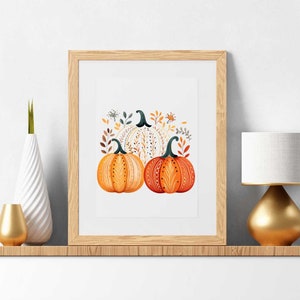Fall Boho Pumpkins High Quality Clip Art | Instant Download | Sweaters ...