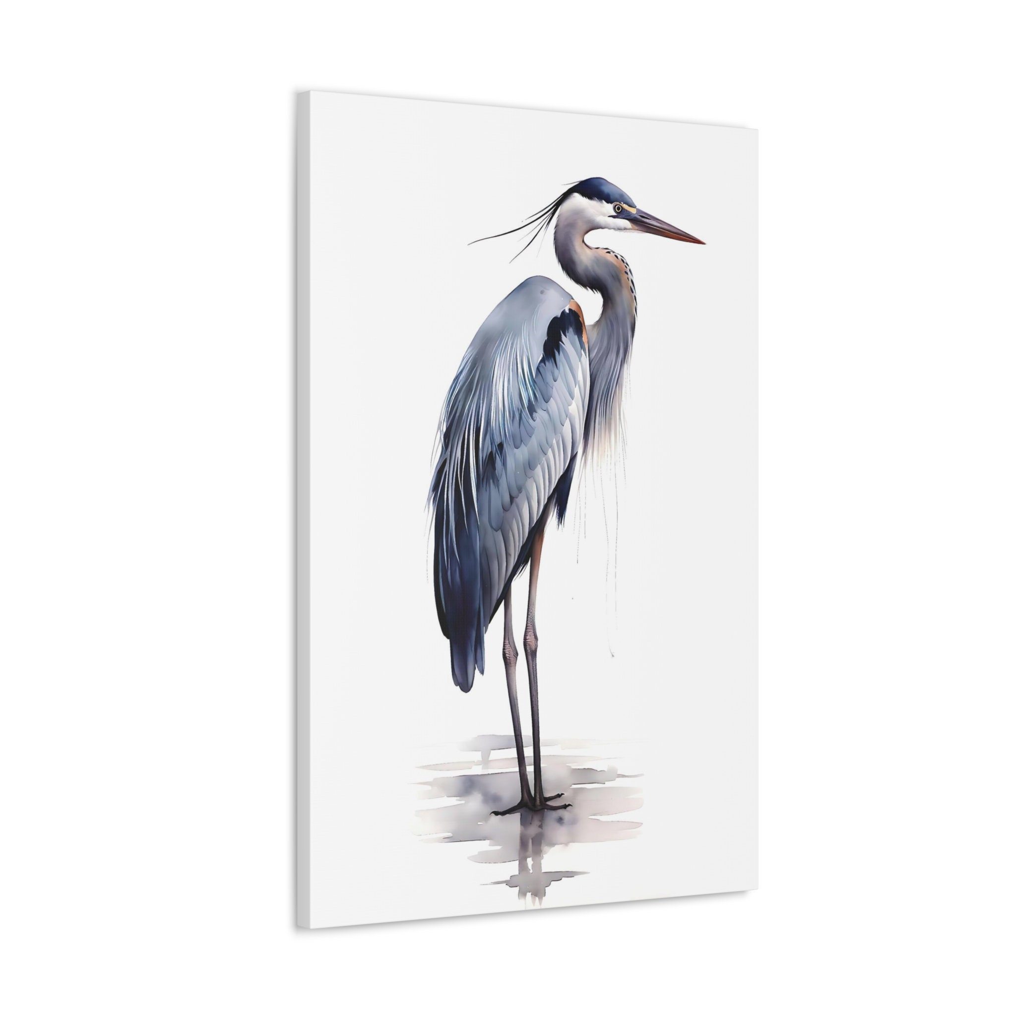 Majestic Great Blue Heron Painting - Wildlife Art - Bird Art for Wall ...